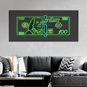 "Neon Franks" Money Wall Art – Canvas Cultures