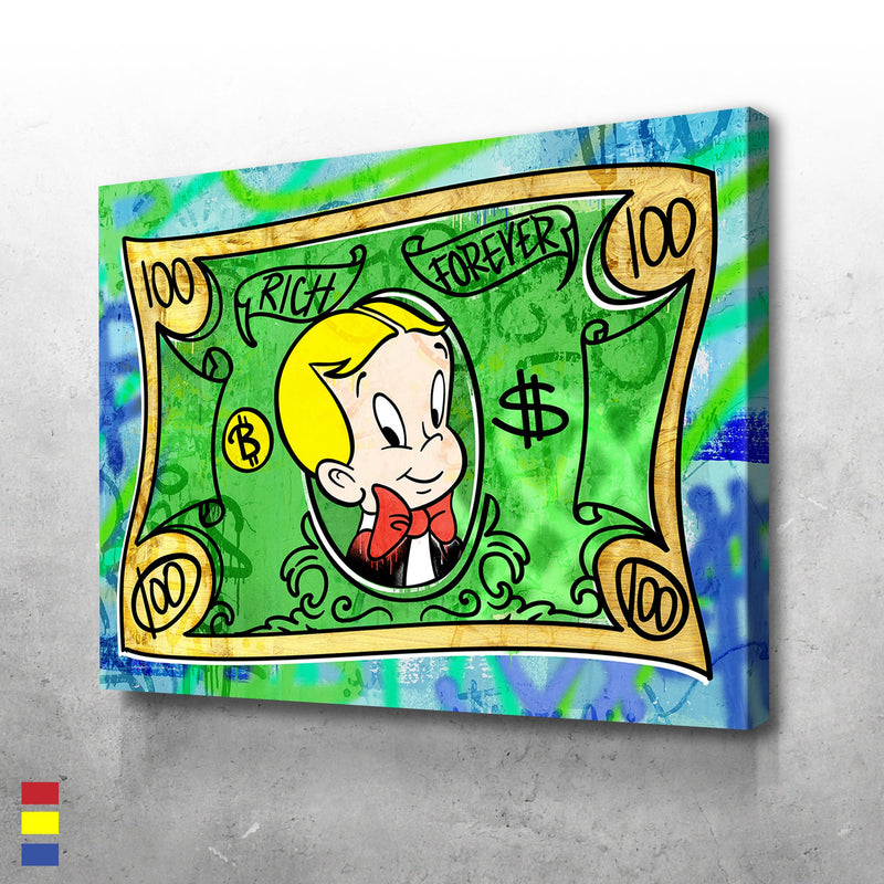"Rich Forever" Richie Rich Wall Art – Canvas Cultures